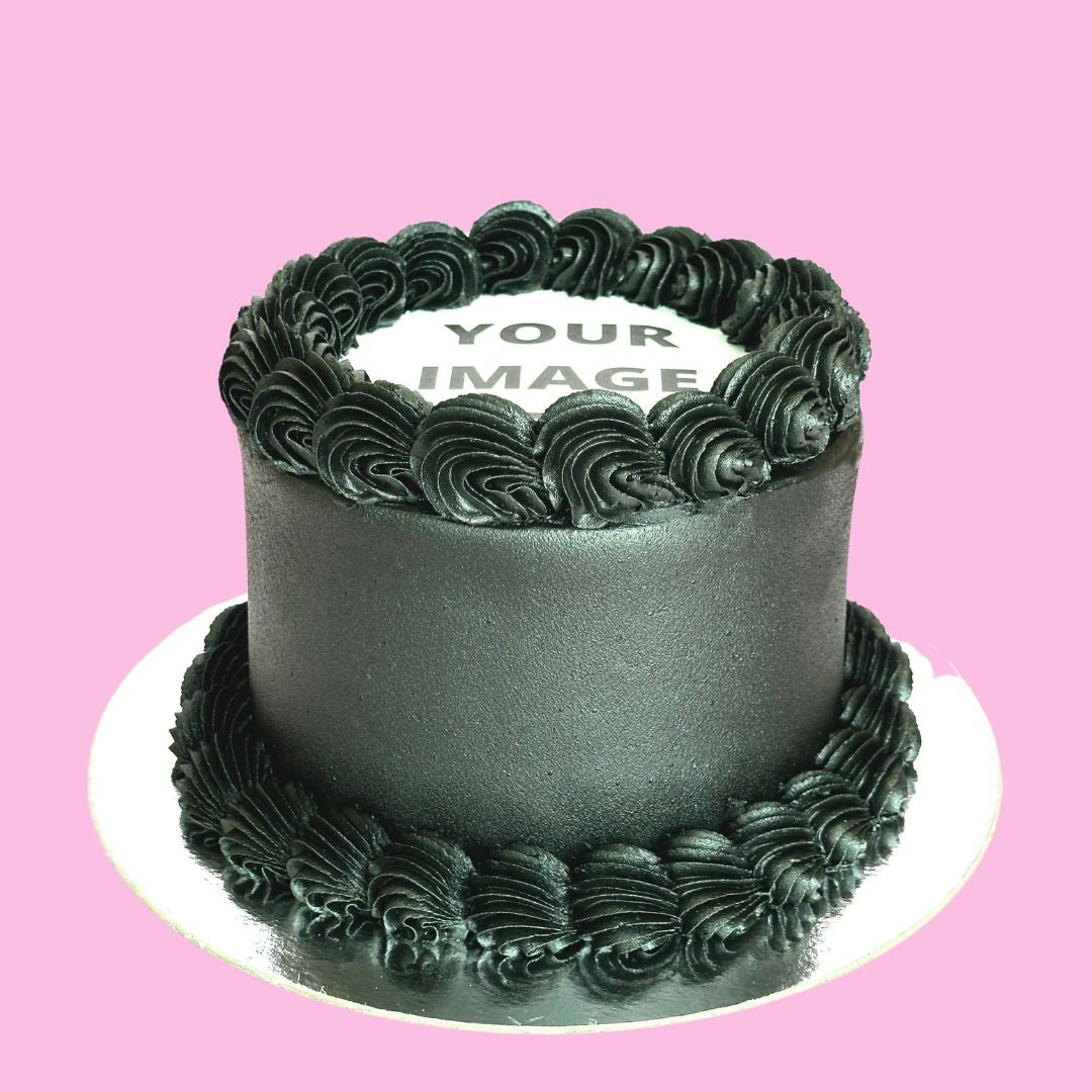 Noir Vintage Custom Cake - Best Gold Coast Cakes Delivery on The Same day